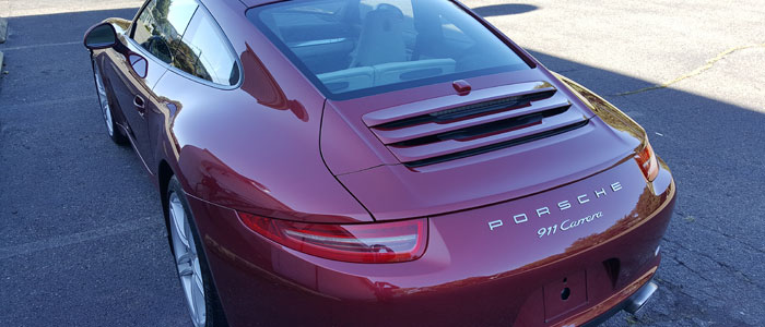 2012 Porsche 911 Carrera in Maroon Red